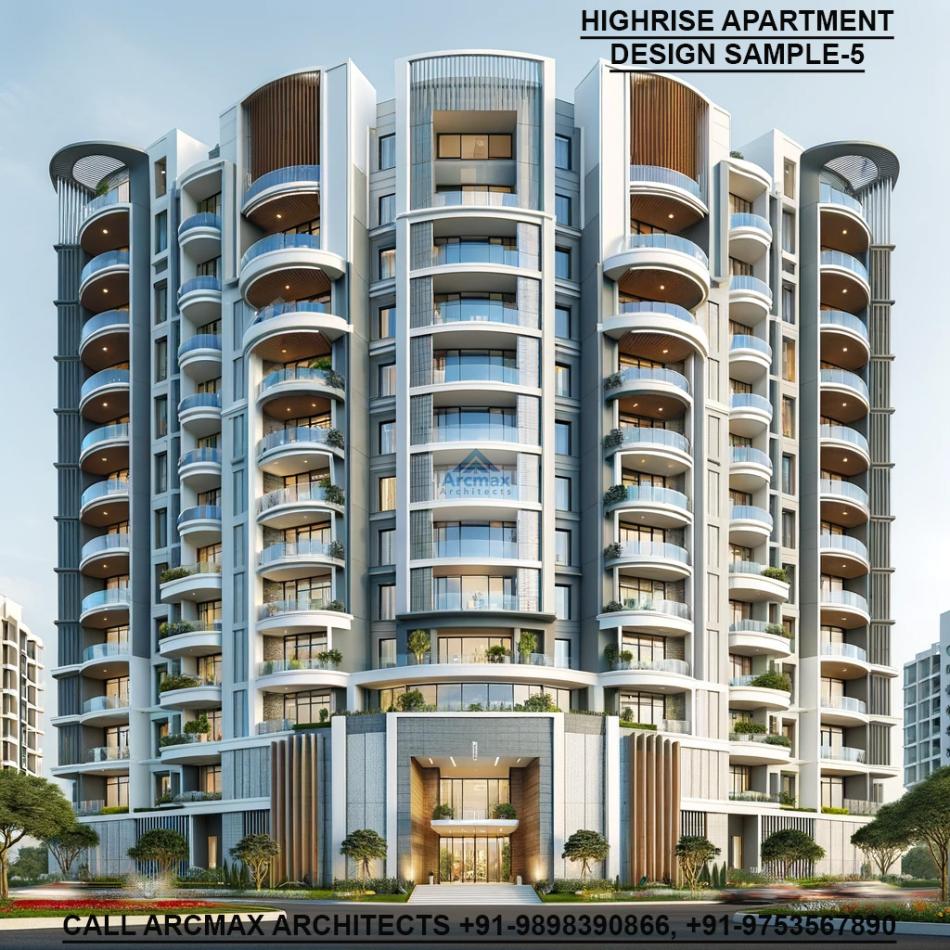 3D Visualization & Renderings for High-Rise Apartments | Arcmax Architects in Delhi, Mumbai ...